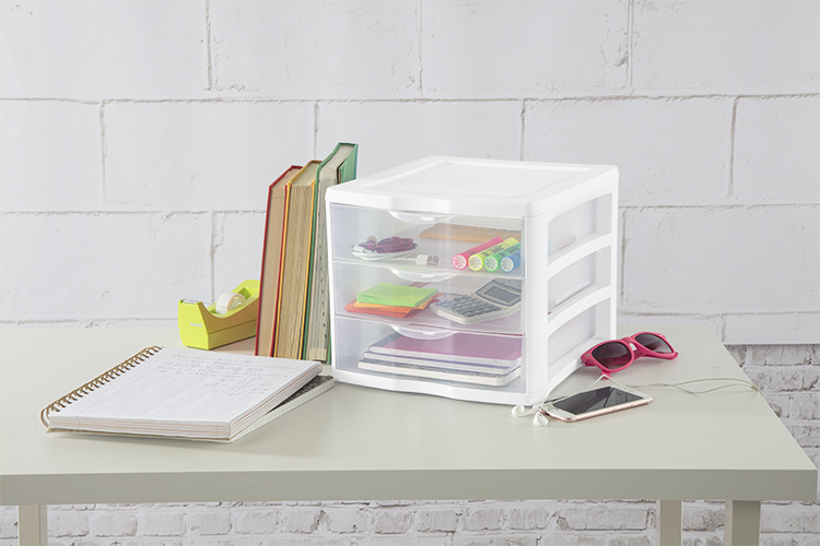 Tidy Desk, Happy Life: Practical Desk Organization Tips - Sterilite ...